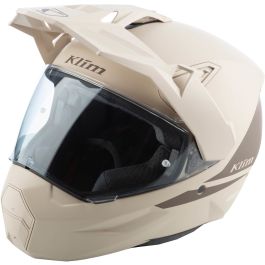 Klim X1 Alpha Carbon Matt Sand Full Face Adventure Helmet - Chromeburner