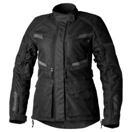 RST Maverick Evo Ce Ladies Textile Jacket Black Black - Chromeburner