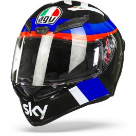 AGV K1 Replica VR46 Sky Racing Team Black Red Full Face Helmet ...
