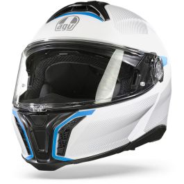 AGV Tourmodular Multi Mplk Frequency Light Grey Blue - Chromeburner