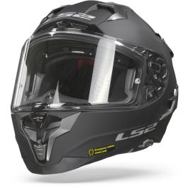 LS2 Ff327 Challenger Solid Matt Black Full Face Helmet - Chromeburner