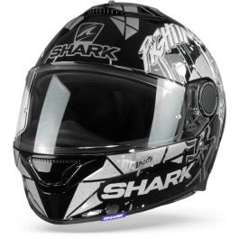 Shark Spartan 1.2 Lorenzo Catalunya GP Black White Glitter KWX Full ...