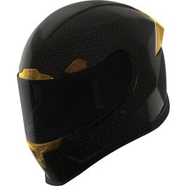Icon Airframe Pro Carbon 4Tress Helmet Black Gold - Chromeburner