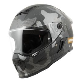 Bogotto Rapto Camo Black Grey Full Face Helmet - Chromeburner