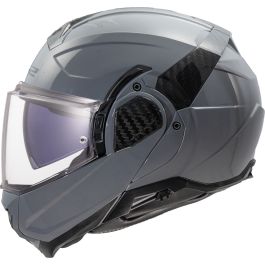 LS2 FF910 Advant II Solid Concrete Modular Helmet - Chromeburner