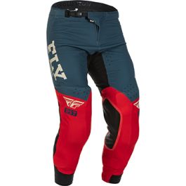 Fly Racing MX Pants Evolution Red Grey - Chromeburner