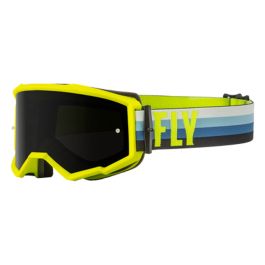 FLY Racing Zone Goggle Hi-Vis Teal W Darkoke Lens - Chromeburner