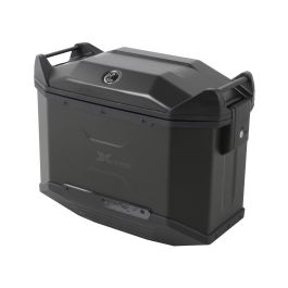 Hepco & Becker Xceed side case 38 ltr. left - Jet Black - Chromeburner