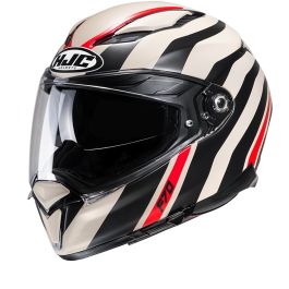 Hjc F70 Galla Beige Red Mc9Sf Full Face Helmets - Chromeburner