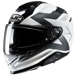 Hjc Rpha 71 Pinna White Black Mc10 Full Face Helmets - Chromeburner