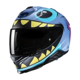 HJC i71 Stitch Disney Blue Purple Full Face Helmet - Chromeburner