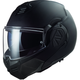 LS2 FF906 Advant Black 06 Modular Helmet - Chromeburner