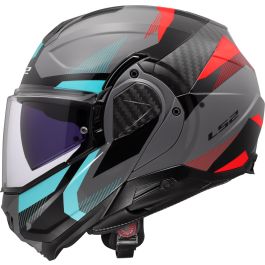 LS2 FF910 Advant II Triple Nardo Grey Modular Helmet - Chromeburner