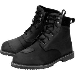 Merlin Ashford D3O Waterproof Black Motorcycle Boots - Chromeburner
