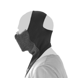 NEXX GARAGE BLACK GREY FACEMASK - Chromeburner