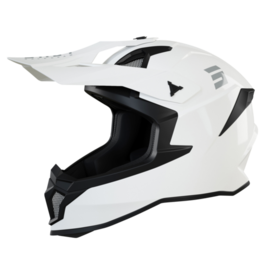 Shot Helmet Lite Solid White Glossy 2.0 - Chromeburner