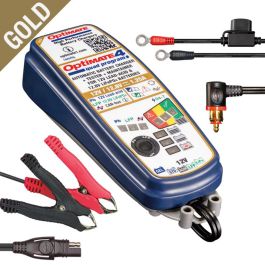 Tecmate Optimate 4 Quad Premium Canbus Gold Edition - Chromeburner