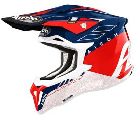 Airoh Strycker Skin Red Matt Helmet - Chromeburner