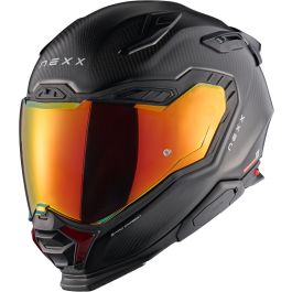Nexx X.WST 3 Zero Pro Carbon Matt Red Full Face Helmet - Chromeburner