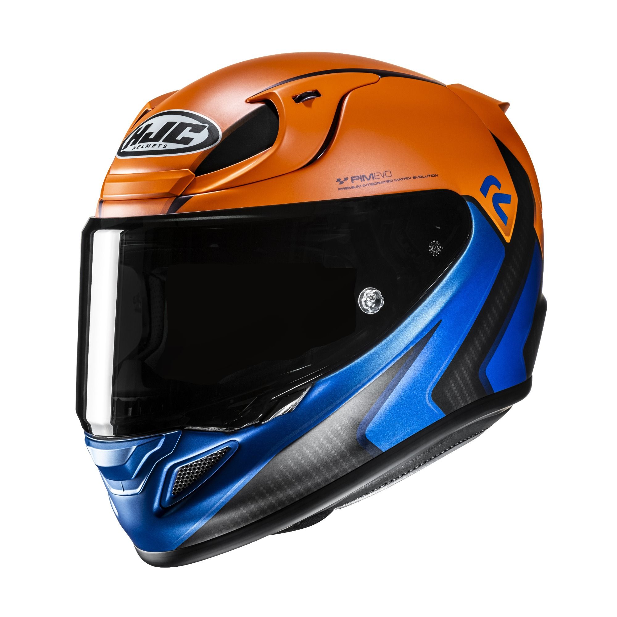 orange crash helmets