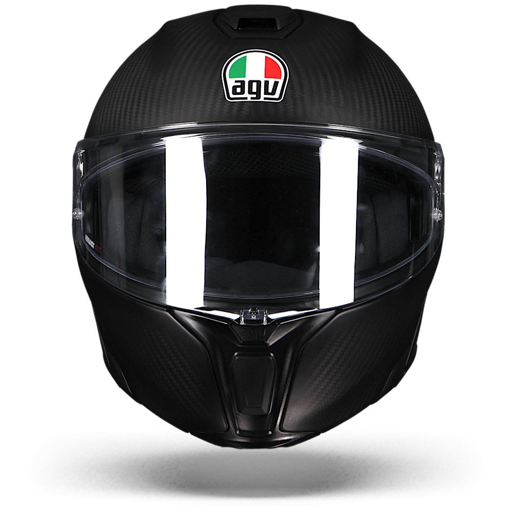 AGV Sportmodular Matt Carbon Modular Helmet - Chromeburner